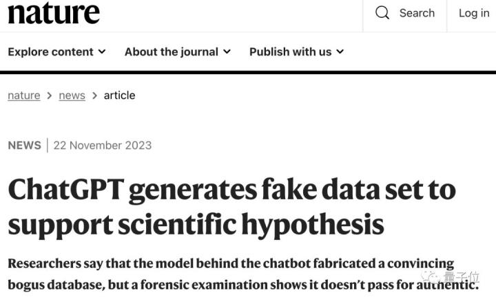 GPT-4 has become an "artifact" for academic fraud, forging data quickly ...